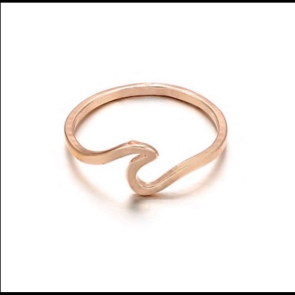 Ocean Dreams | Jewelry | Rose Gold Ocean Wave Ring | Poshmark
